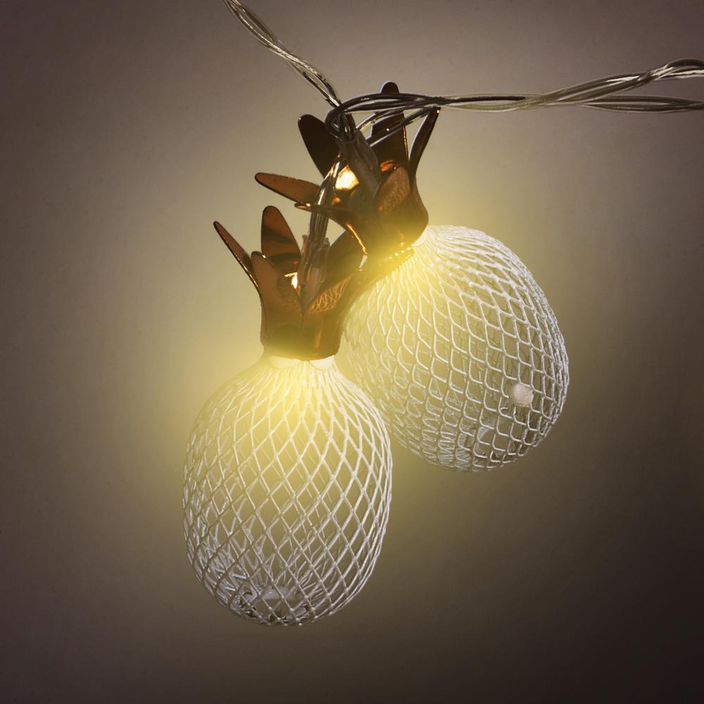 Pineapple String Lights 10 LED Garland – Magasins Hart | Hart Stores