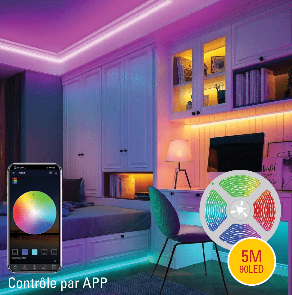 WATTSON - 5m LED Light Smart Strip – Magasins Hart | Hart Stores